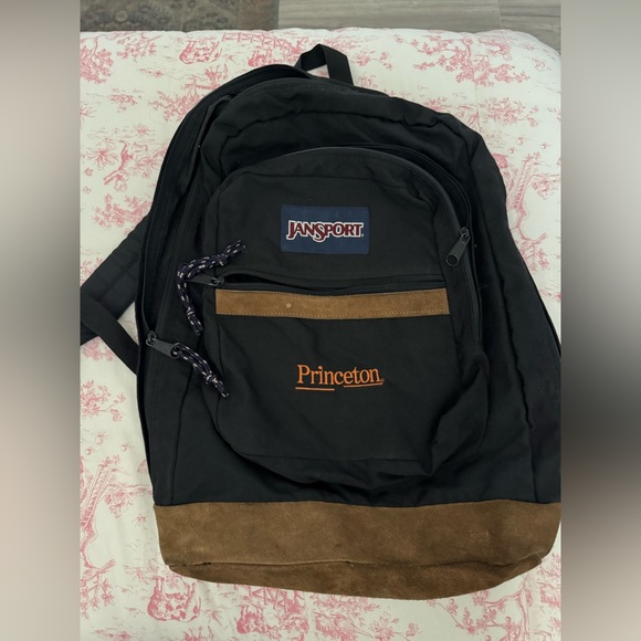 Jansport | Bags | Jansport Black And Tan Backpack | Poshmark